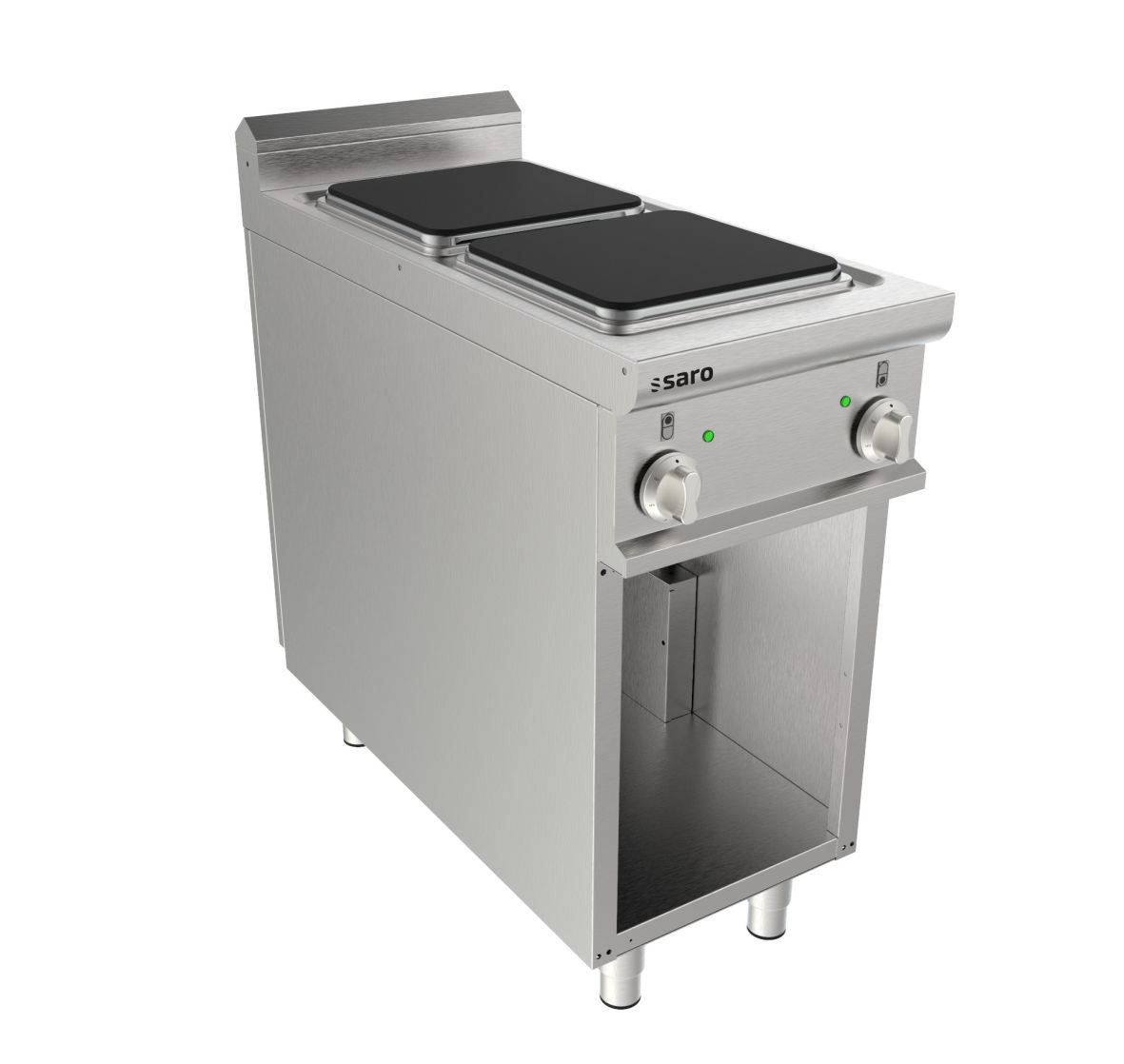 Electric oven open base, 2 plates, LQ / CQE2BA | Saro
