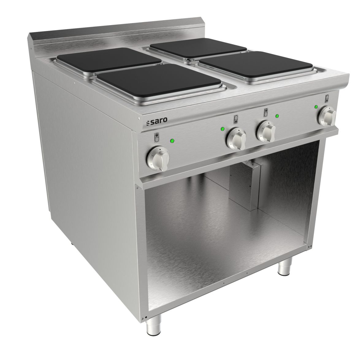 Electric oven open base, 4 plates, LQ / CQE4BA | Saro