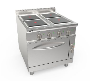 Electric stove + oven 4 plates LQ LQ / CQE4LE | Saro
